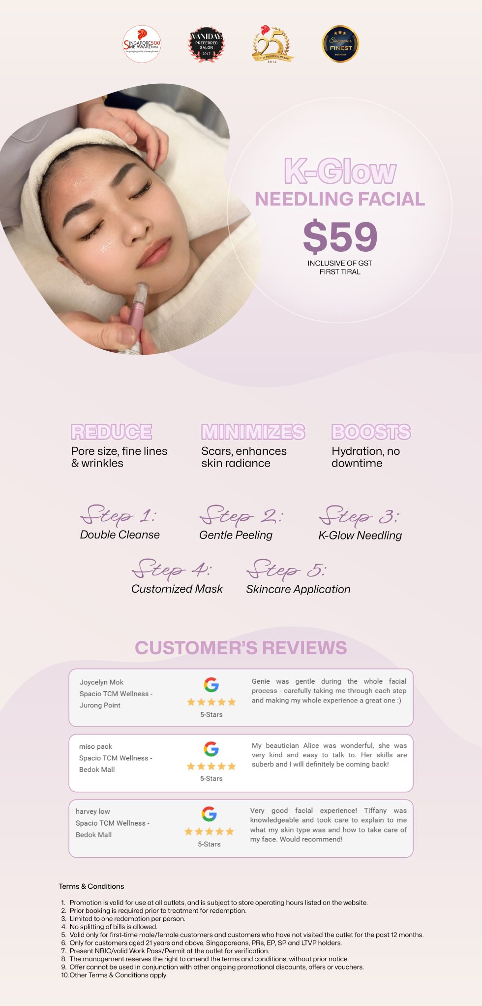 K-Glow Needling Facial $59 - Spacio